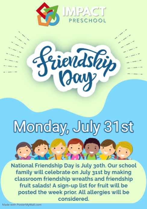 Friendship Day Party Poster Template | PosterMyWall