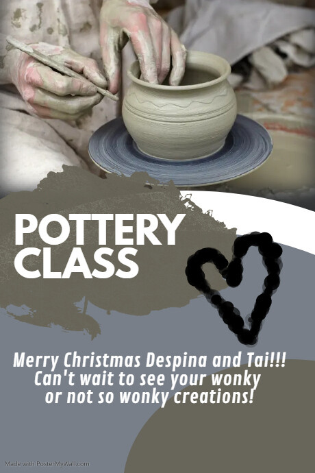 pottery classes Flyer design template | PosterMyWall
