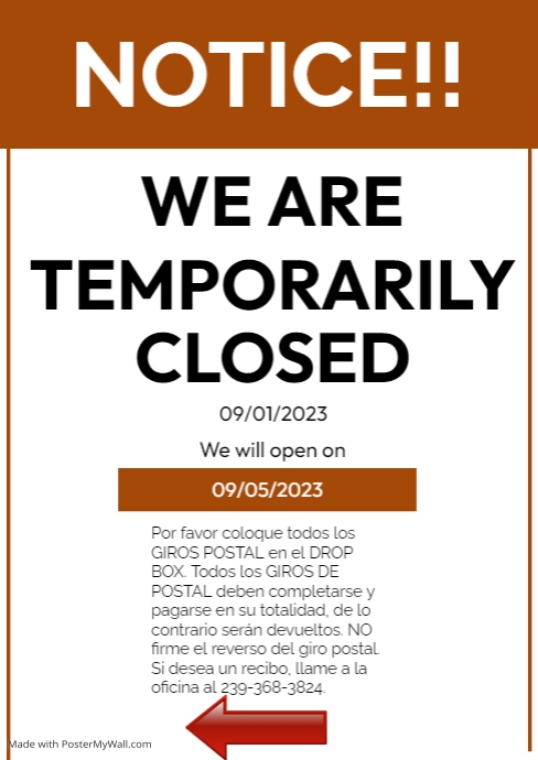 CLOSED FOR RENOVATION FLYER | PosterMyWall