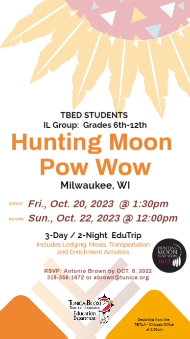 Hunting Moon Pow Wow | PosterMyWall