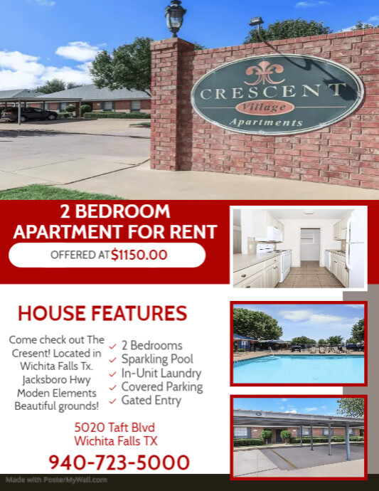 qr code apartment for rent flyer advertisemen | PosterMyWall