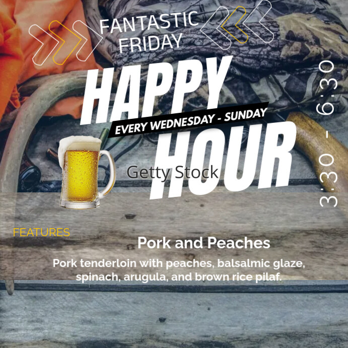 happy hour | PosterMyWall