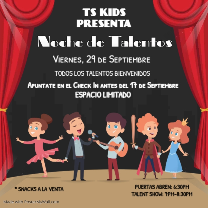 kids talent show template | PosterMyWall