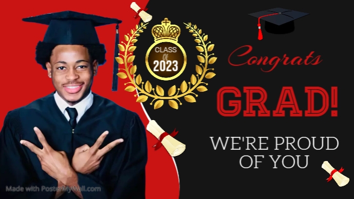Graduation Party Twitter Post (1) | PosterMyWall