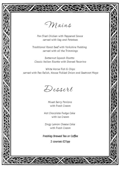 Copy of Sunday Lunch Menu (4) | PosterMyWall