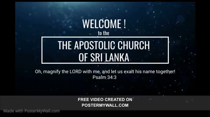 Copy of church video background | PosterMyWall