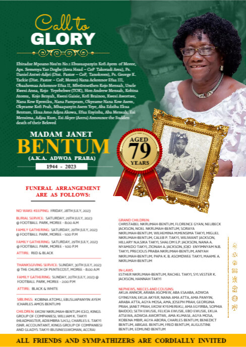 Copy of Funeral Poster Templates | PosterMyWall