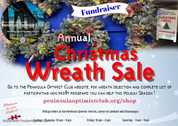 Annual POC Wreath Sale | PosterMyWall