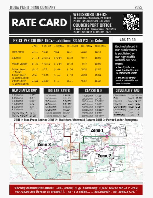 2023 Rate Card | PosterMyWall