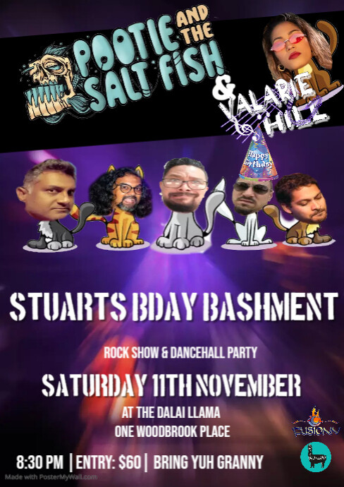 Rock Music Concert event Party Flyer Band Ad | PosterMyWall