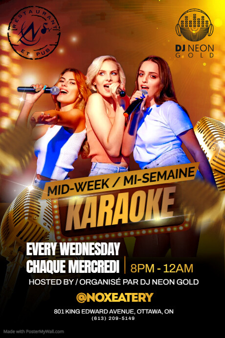 karaoke night poster | PosterMyWall