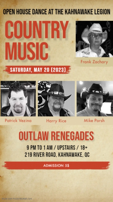 Vintage Sepia Gig Concert Instagram Story Ad | PosterMyWall