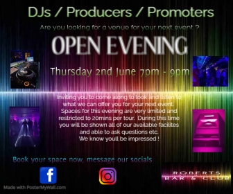 open evening | PosterMyWall