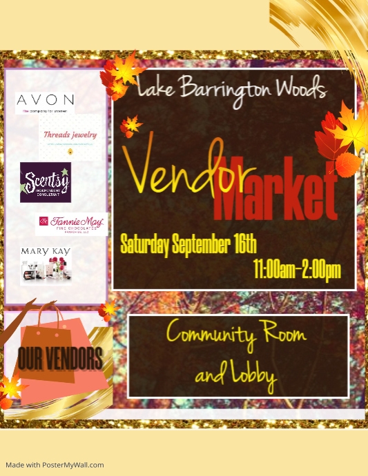 Fall Pop Up Shop | PosterMyWall