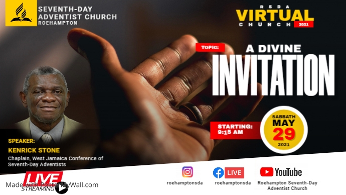 VIRTUAL CHURCH flyer | PosterMyWall