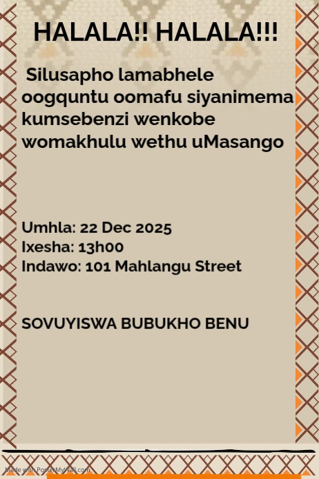 Africa Traditional Invitation | PosterMyWall