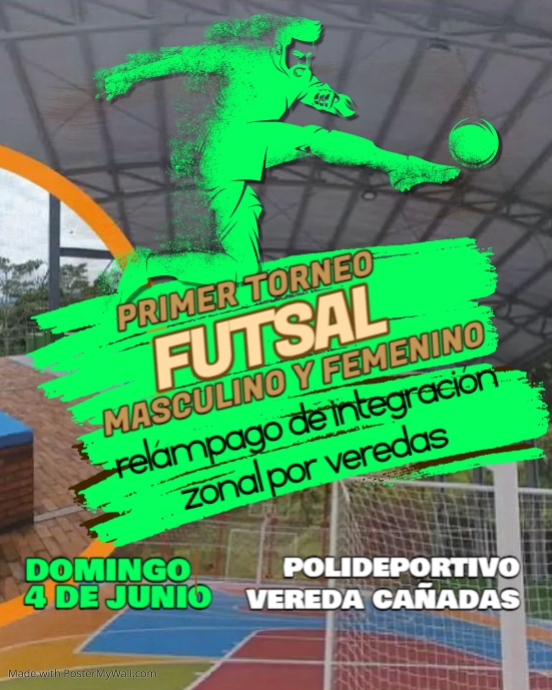 Soccer Futsal Football Tournament Flyer Poster Template (1) | PosterMyWall