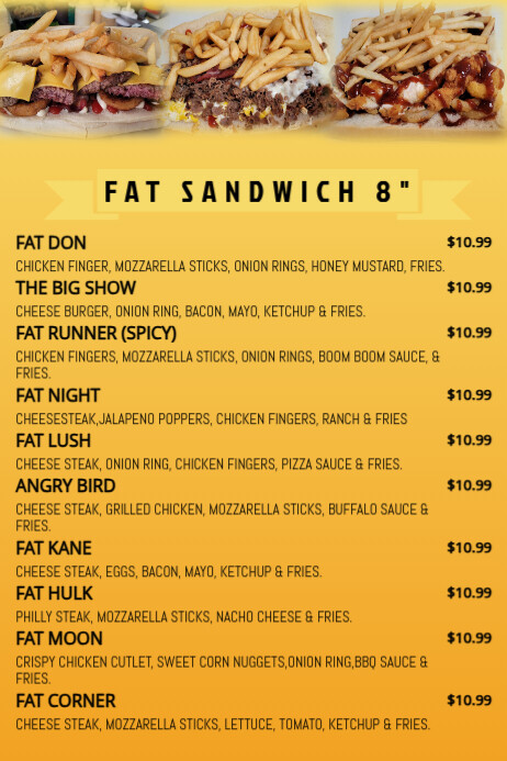 Fat Sandwich | PosterMyWall