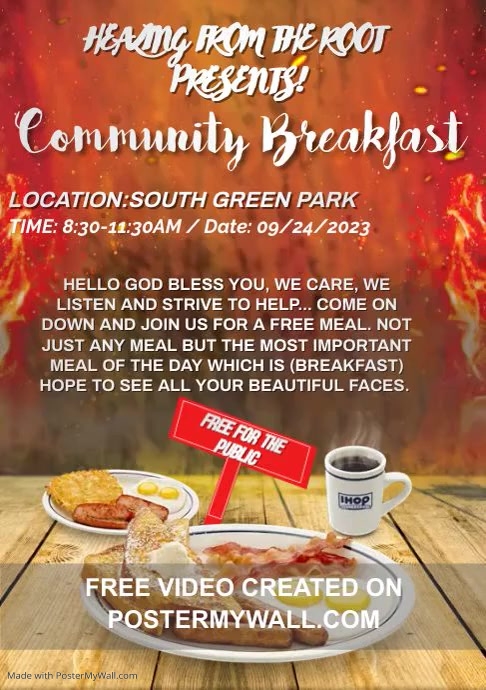 BREAKFAST offer video | PosterMyWall