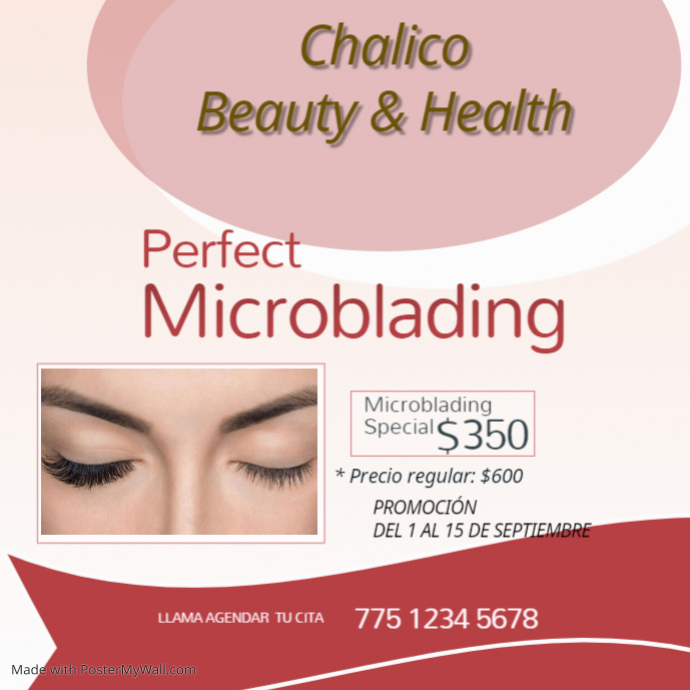 Copia de Microblading flyer | PosterMyWall