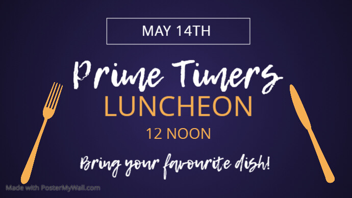 Copy of Prime Timers January | PosterMyWall