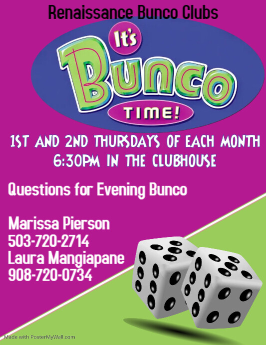 Copy of Bunco Time | PosterMyWall