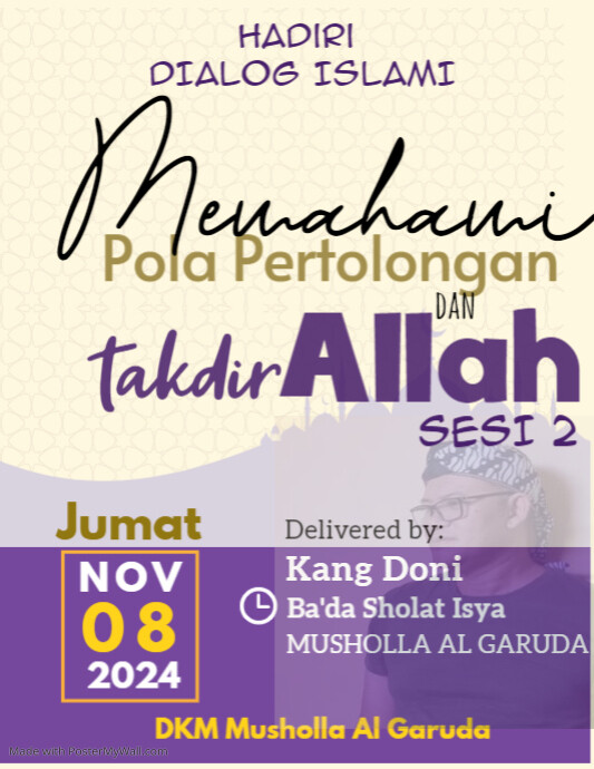 Algoritma Takdir | PosterMyWall