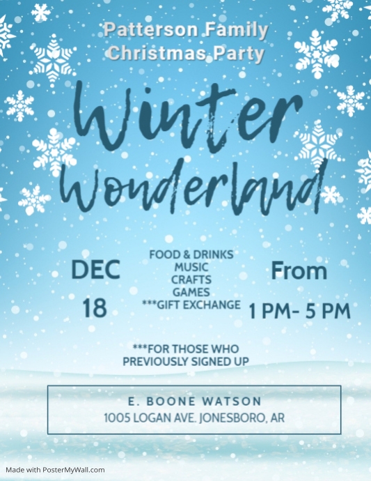 Copy of Winter Market Flyer Template | PosterMyWall