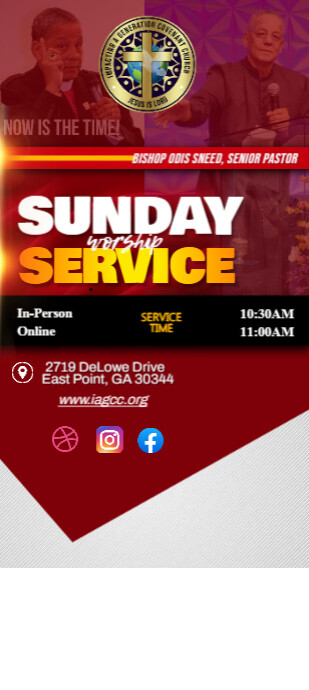 Sunday service | PosterMyWall