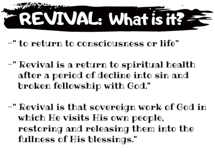 REVIVAL: What is it? | PosterMyWall