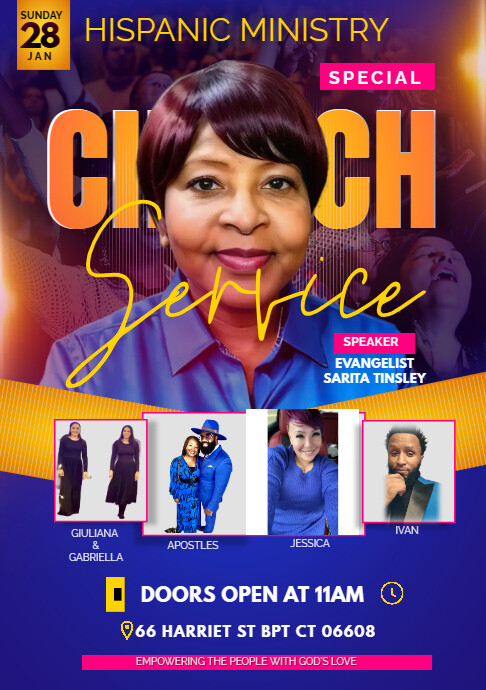 church service | PosterMyWall