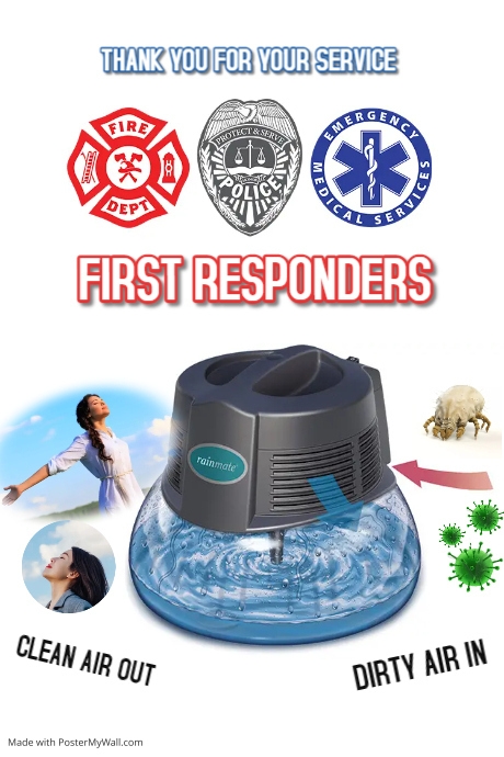 FIRST RESPONDERS DAY POSTER | PosterMyWall