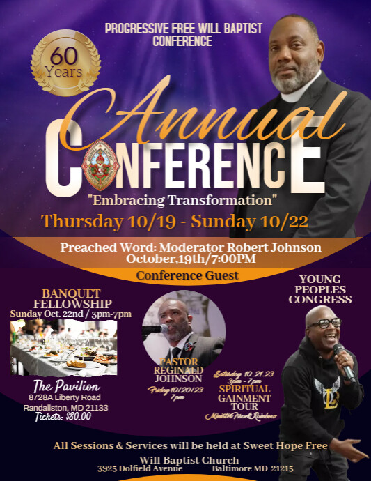 CONFERENCE 60TH | PosterMyWall