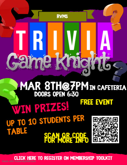 Trivia Game Night Flyer | PosterMyWall