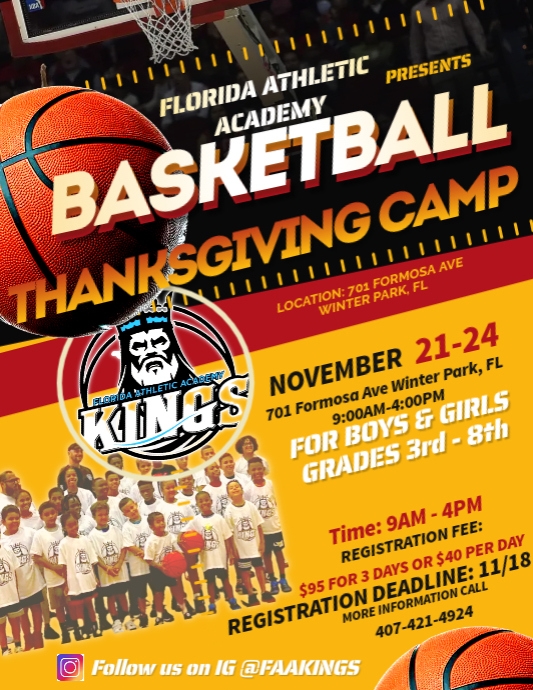 Copy of Basketball Camp Flyer | PosterMyWall