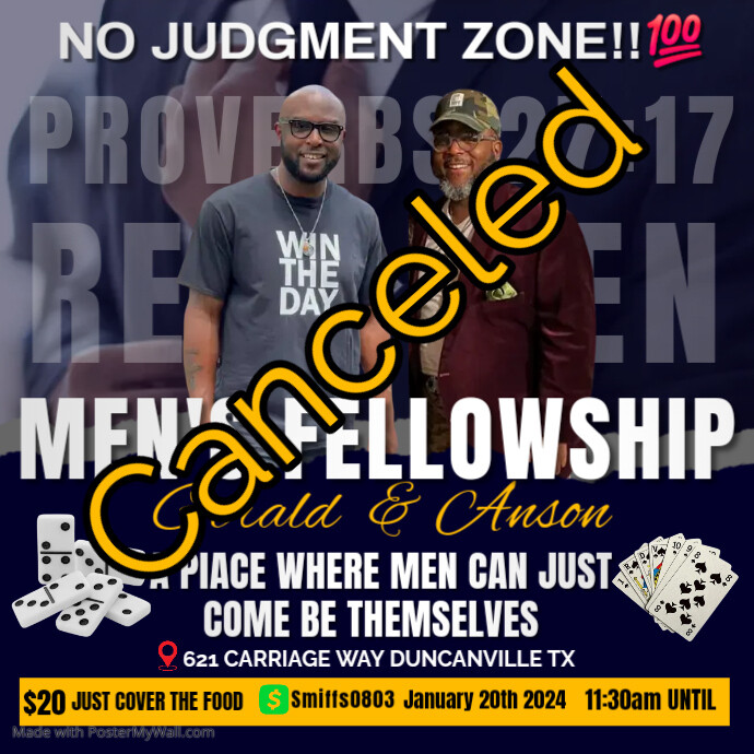 men's day sunday service | PosterMyWall