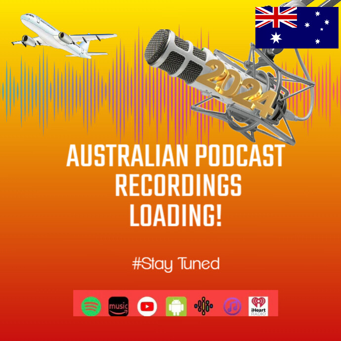 Australian Podcast Recordings Loading | PosterMyWall
