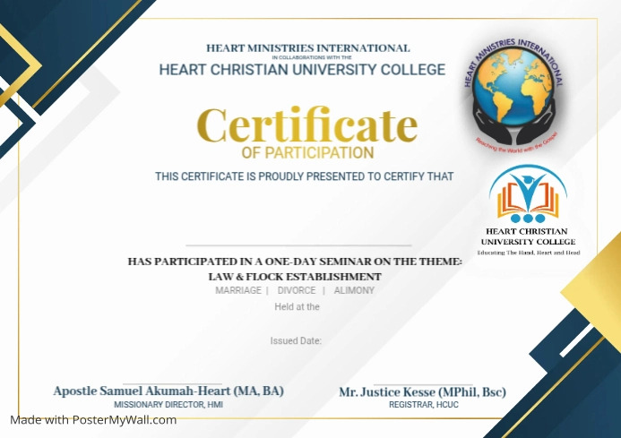 certificate of appreciation | PosterMyWall