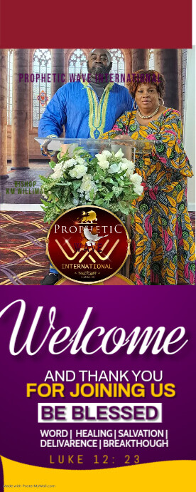 Welcome banner | PosterMyWall