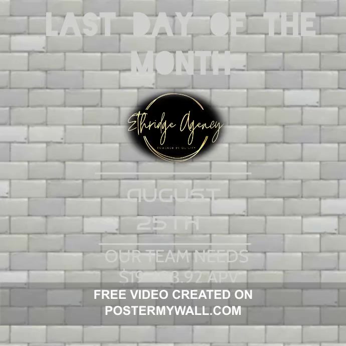 EVENT VIDEO TEMPLATE (1) | PosterMyWall