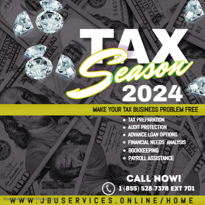 Tax Season Flyer, Tax Flyer Template, Tax Pre | PosterMyWall
