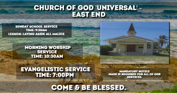 Copy of WELCOME BACK TO CHURCH SLIDE Template | PosterMyWall