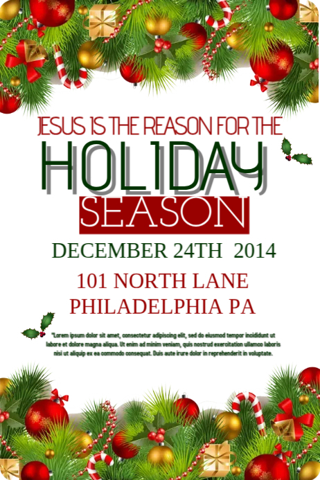 Holiday party Template | PosterMyWall