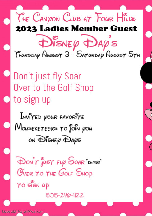 2023 Ladies member guest | PosterMyWall