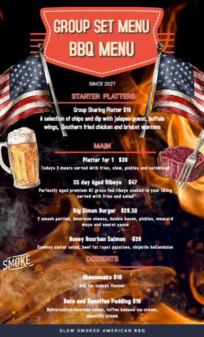 BBQ Sharing Platter Menu Rolleston (2) | PosterMyWall