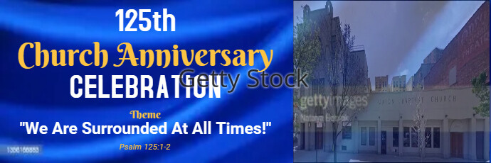 UBC 125th Church Anniversary | PosterMyWall
