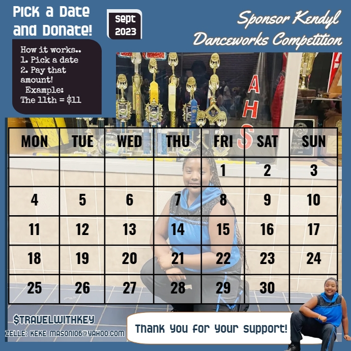 KEN SPONSOR CALENDAR | PosterMyWall