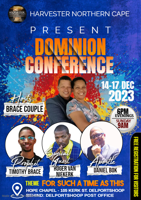 CHURCH CONFERENCE FLYER | PosterMyWall