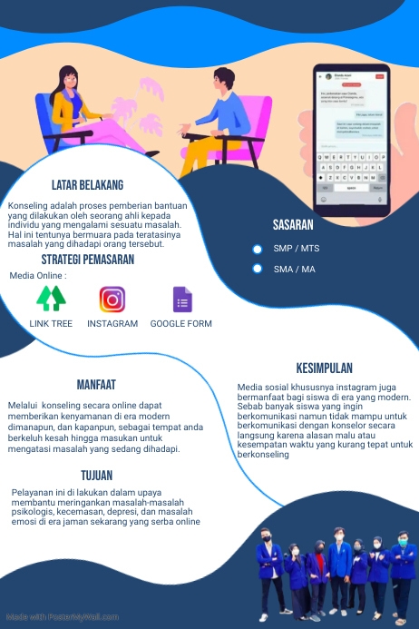 Poster_Konseling Online_Kelompok 4 | PosterMyWall