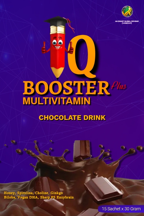 IQ BOOSTER PLUS | PosterMyWall